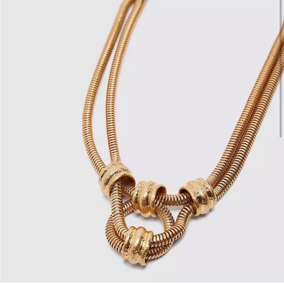Zara | Jewelry | Zara Gold Necklace | Poshmark